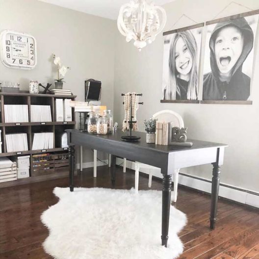 21 Farmhouse Home Office Ideas to Boost your Productivity - Farmhousehub