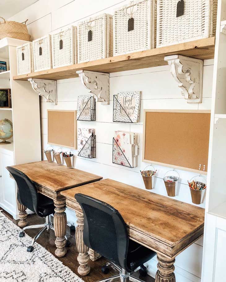 21 Farmhouse Home Office Ideas To Boost Your Productivity Farmhousehub