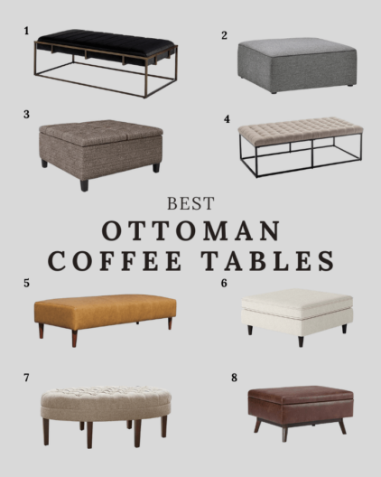 26 Gorgeous Ottoman Coffee Tables - Farmhousehub