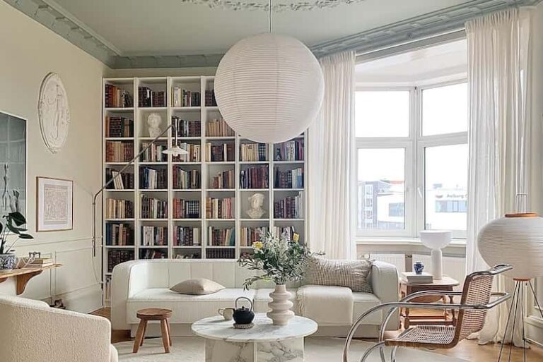 Sherwin Williams Alabaster White Living Room Ideas - Farmhousehub