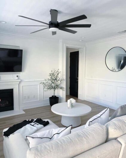 Stylish Ceiling Fan Ideas for Your Living Room - Farmhousehub