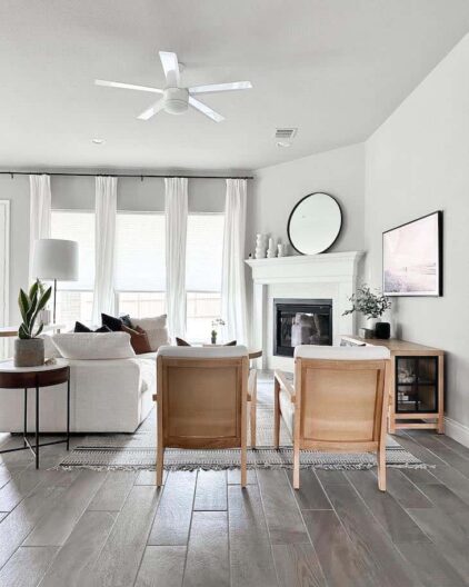 Stylish Ceiling Fan Ideas for Your Living Room - Farmhousehub