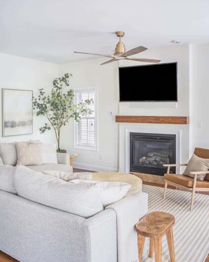 Stylish Ceiling Fan Ideas for Your Living Room - Farmhousehub
