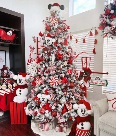 Unveiling Red and White Christmas Tree Decor Ideas for a Festive Home ...