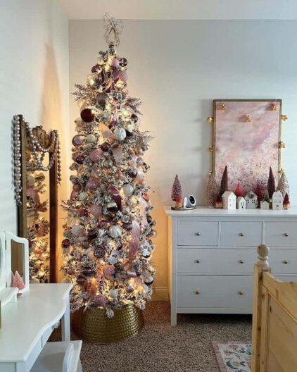 Pencil Christmas Tree Decor Ideas Perfect for Small Spaces - Farmhousehub
