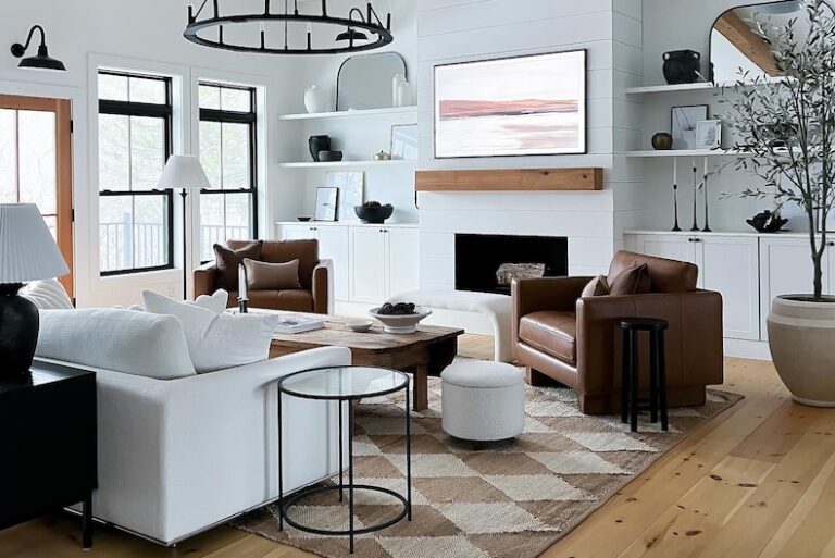 Neutral Organic Modern Home Tour - Farmhousehub