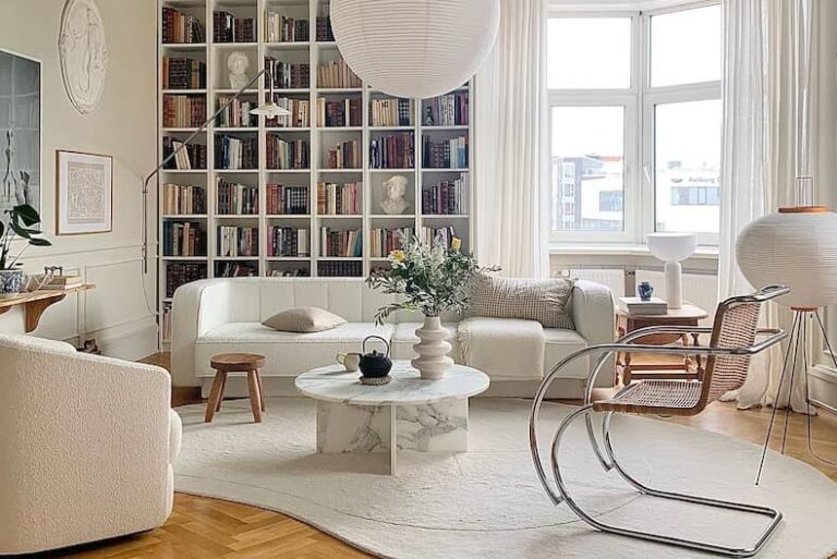 22 Modern White Living Room Ideas for a Fresh Look - Farmhousehub